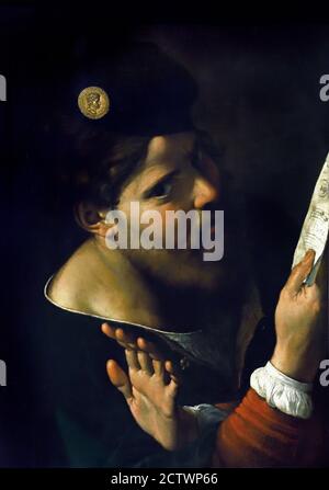 Angelo Caroselli - Singing man Stock Photo - Alamy
