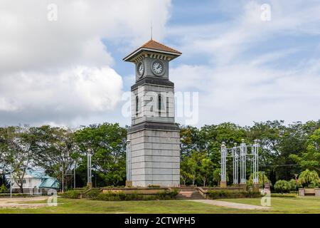 Labuan, Malaysia: Labuan Clock Tower of 2002, an original replica of ...