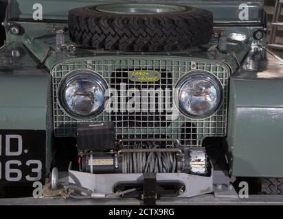 Series 1 Land Rover fitted with a Rover V8 engine Stock Photo - Alamy