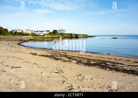 UK, Wales, Anglesey, Cemaes, bay, rocks at low tide Stock Photo - Alamy