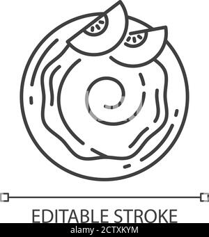 Hummus Simple vector icon. Illustration symbol design template for web ...