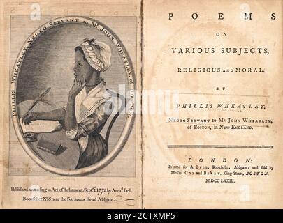 Phillis Wheatley (1753 - 1784) was the first female African-American ...