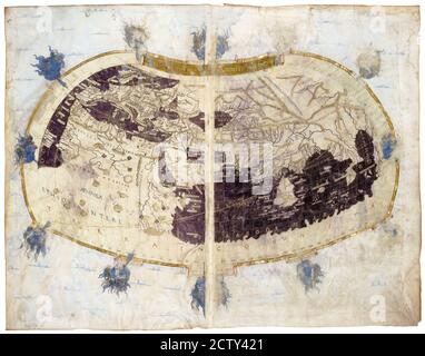 Medieval Map of Europe 1480 Stock Photo - Alamy