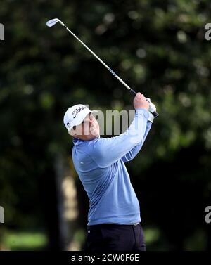 Ireland's James Sugrue on the third during day three of The Irish Open ...