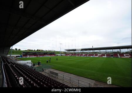 A general view inside of Sixfields Stadium, Northampton Stock Photo - Alamy