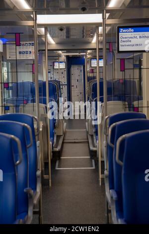 Inside An Sprinter Train At Utrecht The Netherlands 25-9-2020 Stock ...