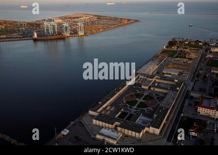 Terminal Island Prison, Port of Los Angeles, San Pedro, Southern ...