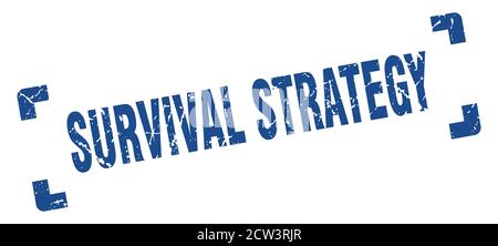 strategy stamp. strategy square grunge sign. strategy Stock Vector ...