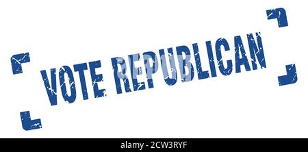 republican stamp. republican square grunge sign. republican Stock ...
