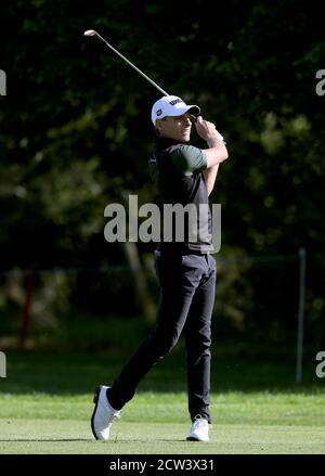 Sweden's Joakim Lagergren on day two of the 2025 Amgen Irish Open at ...