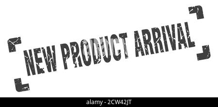 new product arrival stamp. square grunge sign isolated on white background Stock Vector Image ...