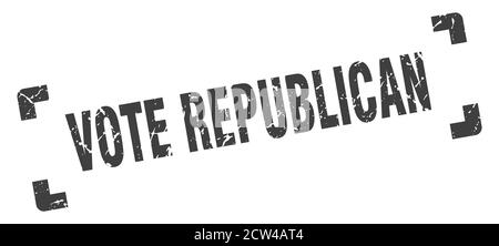 republican stamp. republican square grunge sign. republican Stock ...
