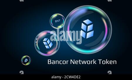 Bancor Network Token BNT cryptocurrency symbol of the DeFi project in ...