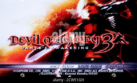 Devil May Cry 3 - Sony Playstation 2 PS2 - Editorial use only Stock ...