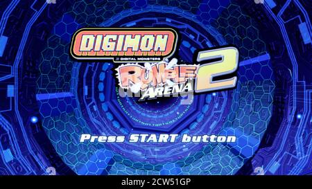 Digimon Rumble Arena - Sony Playstation 1 PS1 PSX - Editorial use only ...