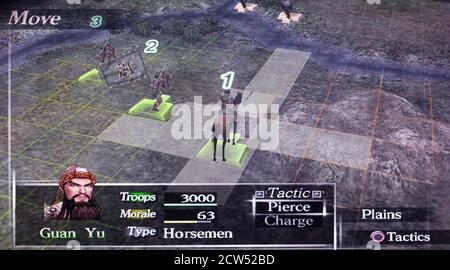 Dynasty Tactics 2 - Sony Playstation 2 PS2 - Editorial use only Stock ...