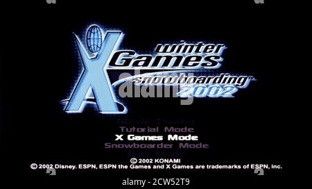 Winter X Games Snowboarding 2002 - Sony Playstation 2 PS2 - Editorial ...