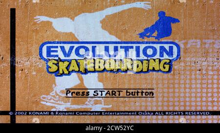 Evolution Skateboarding - Sony Playstation 2 PS2 - Editorial use only ...