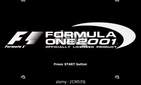 F1 2001 - Sony Playstation 2 PS2 - Editorial use only Stock Photo - Alamy