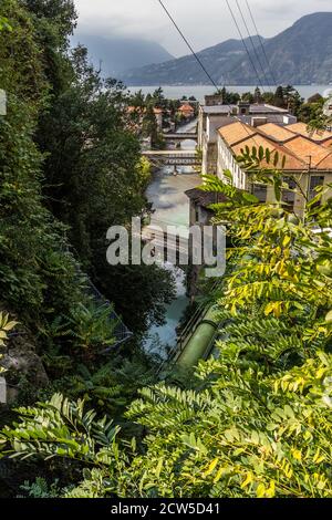 Orrido di Nesso waterfall - Nesso - Lake Como - Lombardy - Italy Stock ...