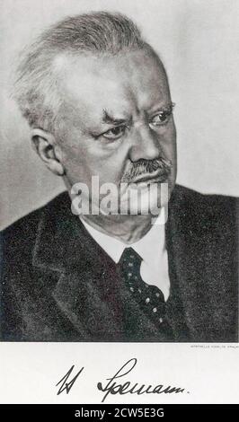 Hans Spemann (1869-1941), German zoologist. In 1935 he was awarded the ...