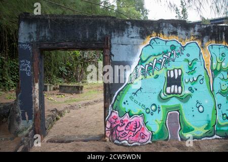 Hakalau Sugar Mill ruins, Hakalau Bay, Hawaii Stock Photo - Alamy