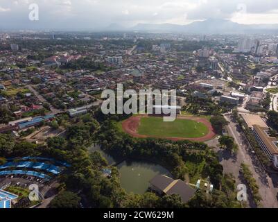 aerial view of Sarawak State Hockey Stadium or locally known as ...