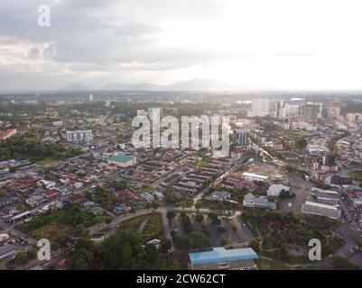 aerial view of Sarawak State Hockey Stadium or locally known as ...