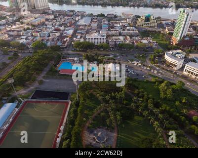 aerial view of Sarawak State Hockey Stadium or locally known as ...