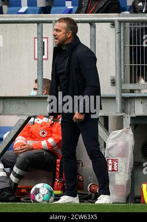 Head Coach Hansi Flick (FC Barcelona) in action during a La Liga EA ...