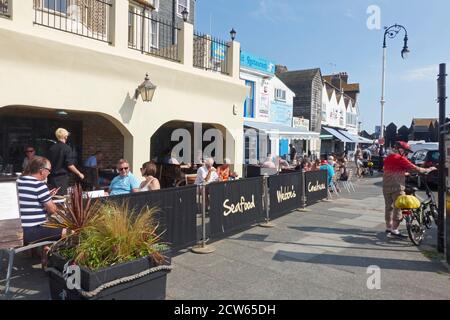 Hastings Webbe's seafront restaurant and seafront cafes, Rock-a-Nore ...