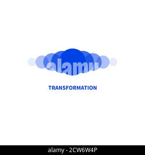 Coaching logo, transforming, transformation Stock Vector Image & Art ...