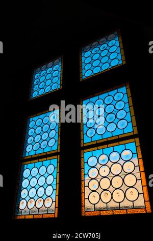 Vertical shot of a window in Corvin castle Stock Photo - Alamy