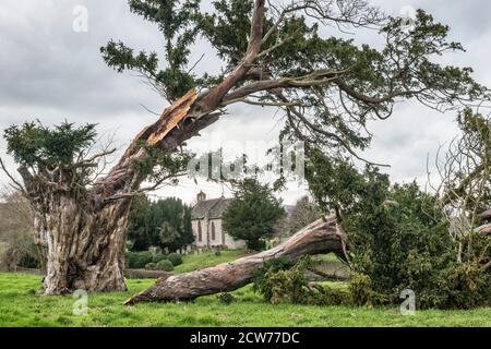 The church of St Michael and All Angels, Moccas, Herefordshire, UK ...
