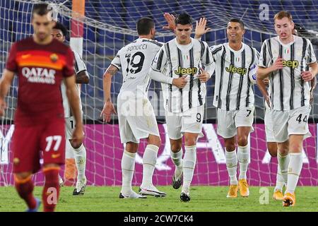 Cristiano Ronaldo of Juventus celebrates after scoring a goal on ...