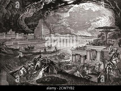 Martin John - the Fall of Babylon; Cyrus the Great Defeating the ...