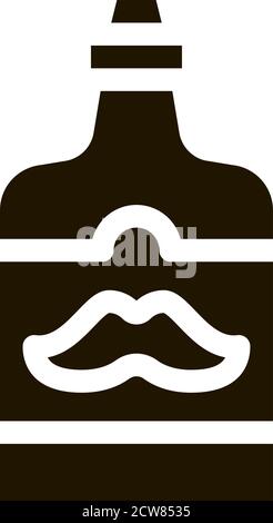 Cutting mustache icon. Simple illustration of cutting mustache vector ...