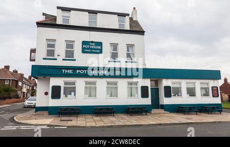 The Pot House pub at the Headland,Old Hartlepool,England,UK Stock Photo ...