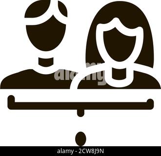 Family medicine icon. Monochrome simple sign from medical speialist ...