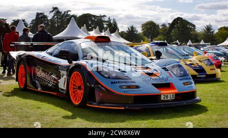 Gulf Team Davidoff 1997 McLaren F1 GTR 'Longtail' on display at the ...