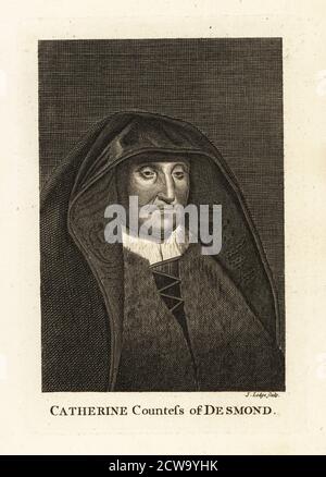 Katherine FitzGerald (c. 1504 1604), wife of Thomas FitzGerald, 11th ...