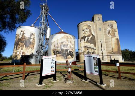 September 2020. Australian Silo Art, Devenish, Victoria, Australia ...