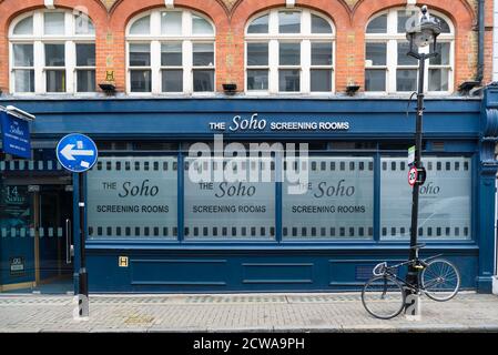The Soho Screening Rooms cinema in D'Arblay Street, Soho, London ...