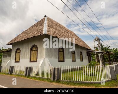 Ambon, Maluku, Indonesia, Asia - Feb, 2018: Catholic church on the ...