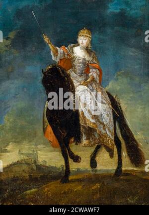 Maria Theresa (1717-1780). Empress of the Holy Roman Empire. Statue of ...