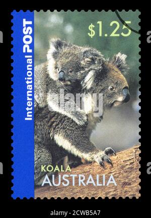 AUSTRALIA - CIRCA 2006: A stamp from Australia shows image of a Common ...