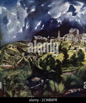 El Greco (1541-1614). Painter. Spanish Renaissance. Statue of El Greco ...