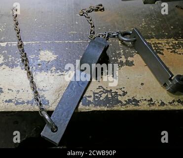 manacles used for prisoners in English gaols circa 1800 Stock Photo - Alamy