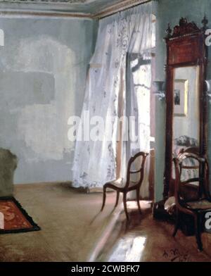 Adolph Menzel (1815-1905), Balcony Room, 1845. Das Balkonzimmer Stock ...