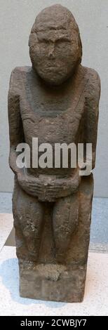 Cuman stone figures of men and women. 12th century AD. The Cumans were ...